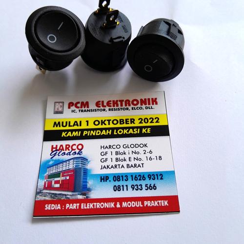 Jual SAKLAR SWITCH ON OFF BULAT 2 PIN 2 KAKI - Jakarta Barat - PCM ...