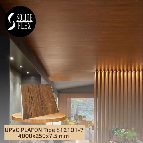 Jual UPVC Plafon Motif Serat Kayu Coklat 5.8 m ( tipe 812101-7) - Kota ...
