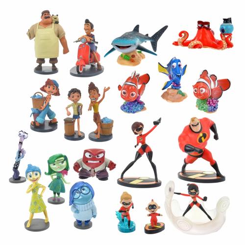 Jual ORIGINAL Pixar Figure Set Inside Out Finding Nemo Invincibles Luca ...