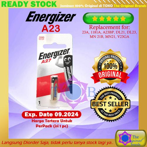 Jual Baterai A23 ENERGIZER ALKALINE 23A High Voltage 12V Battery ...