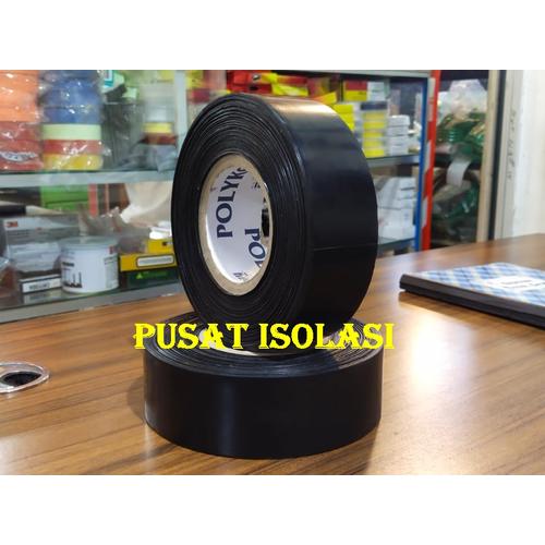 Jual POLYKEN WRAPPING TAPE 2" x 100 FT REPPING POLIKEN HITAM DAN PUTIH ...