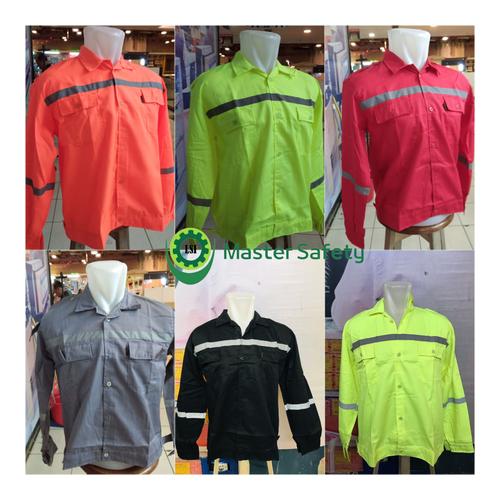 Jual baju seragam kerja+Logo safety - Hitam, XL - Jakarta Barat - LSI ...