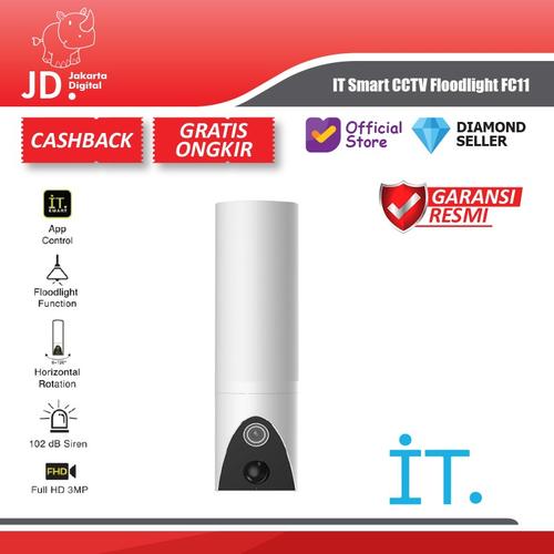 Promo IT Smart CCTV Floodlight FC11 / Camera CCTV Smart Floodlight FC11 ...