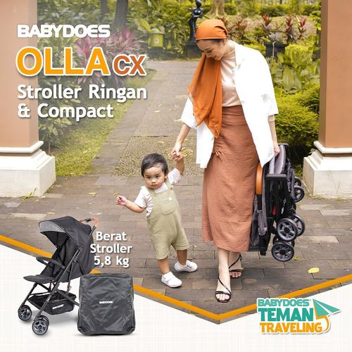Jual Stroller Cabin Babydoes Olla CX / Kereta Dorong Bayi - grey ...