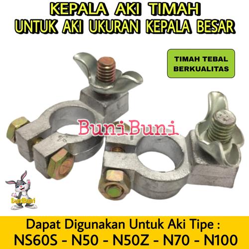 Jual Kepala Aki TIMAH NS70 - Terminal Klem Aki Mobil BESAR NS70 ...