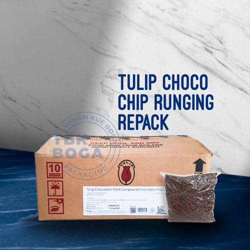 Jual Choco Chip Tulip Runcing Repack & Kemasan 500 Gr 1 Kg - 500 Gr ...