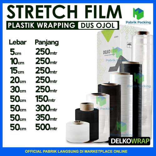 Jual Plastik Wrap Stretch Film Plastik Wrapping Barang DelkoWrap Dus ...