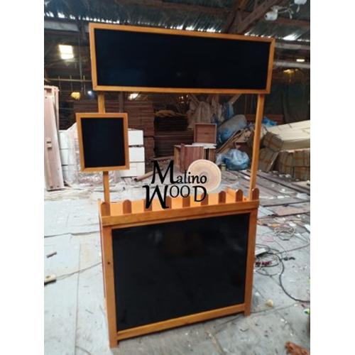 Jual PB-02 Booth portable rombong knockdown bongkar pasang event desk ...