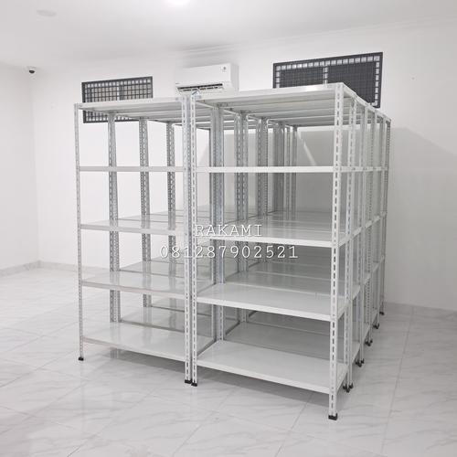 Jual Rak Besi 5 Susun T200 P100 L40 cm - Putih - Kab. Bogor - Rakami ...