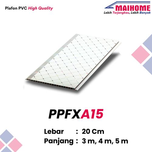 Jual Plafon PVC Motif - White Base 15 - PANJANG 3 m/ 4 m/ 5 m - 20 cm x ...