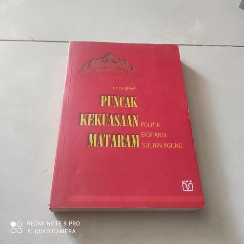 Jual Buku Puncak Kekuasaan Mataram Oleh H J De Graaf Kab Lebak