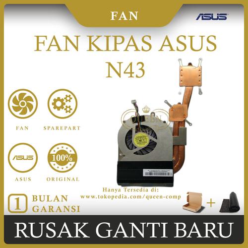 Jual FAN KIPAS LAPTOP ASUS N43 N43S N43SL N43SM (CPU) ORIGINAL - Kota ...
