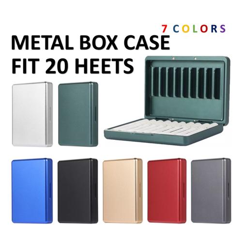 Jual IQOS HEETS METAL BOX Flip Cover Case 20 slot - BLACK - Kota ...