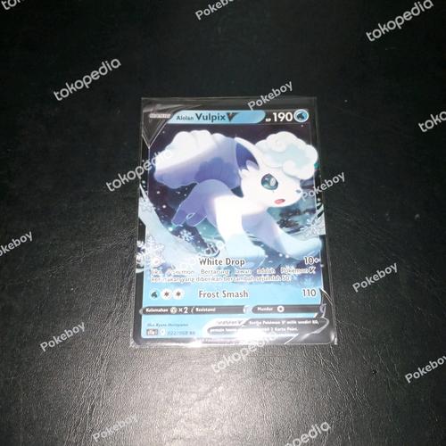 Jual Kartu Pokemon TCG ~ Alolan Vulpix V - Kab. Bogor - Pokeboy | Tokopedia