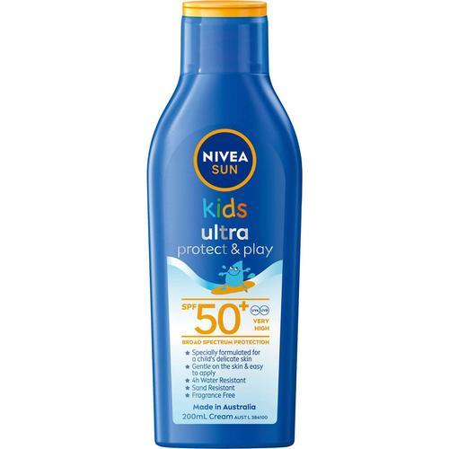 Jual Nivea Sun Kids Ultra Beach Spf50+200ml/Sun Screen Nivea ...
