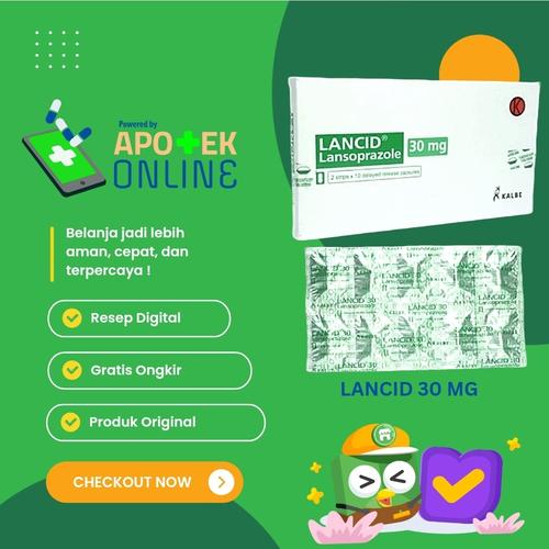 Jual LANCID 30MG 1 STRIP ISI 10 KAPSUL - Kota Bekasi - Apotek Indra ...