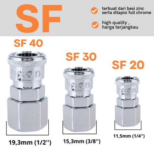 Jual Coupler Coupling Sambungan Selang Angin PF PM PH(20/30/40) - SF ...