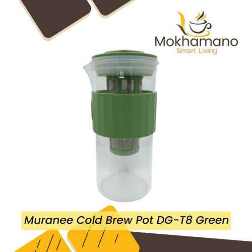 Jual Muranee Cold Brew Pot Infused Water Bottle 600 ml Green - Kota ...