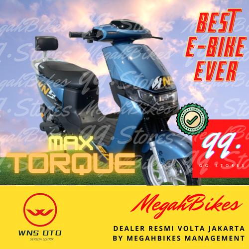Jual WINS OTO Sepeda Listrik - Tipe WT12 Facelift Max Torque - Putih ...