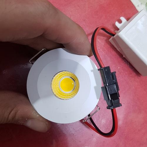 Jual Downlight Ceiling Cabinet SpotLight LED COB mini 3watt Cut-Out 35-40mm - Warmwhite - Kab ...