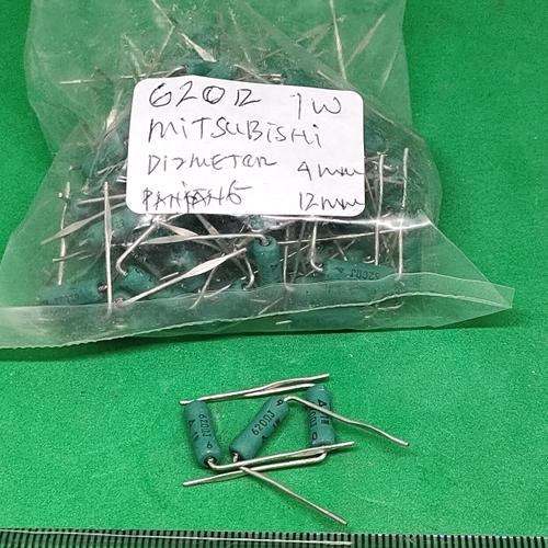 Jual resistor 620ohm 620R 1w 620 R 620 ohm 1watt MITSUBISHI original ...