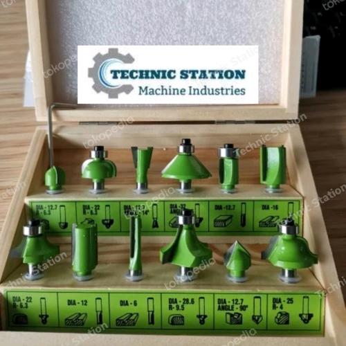 Jual RYU mata profil set kayu Trimmer Router 12pcs - Jakarta Pusat ...
