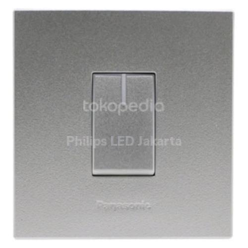 Jual PANASONIC Saklar Single Engkel Silver StyleE WESJ78019MWS ...
