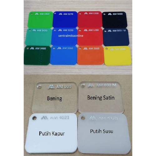 Jual Sample Contoh Warna Akrilik - Bening Satin - Kota Tangerang ...