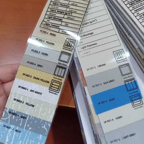 Jual roller blinds blind blackout dim flexi stop tirai sharp point ...