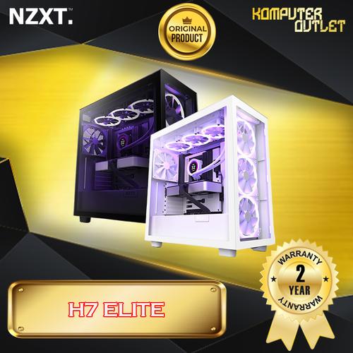 Jual NZXT H7 ELITE CASING PC ATX MID TOWER TEMPERED GLASS PC CASE H7 ...