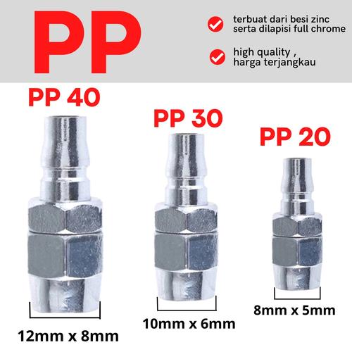 Promo Coupler Coupling Sambungan Selang Angin PF PM PH(20/30/40) - PP ...