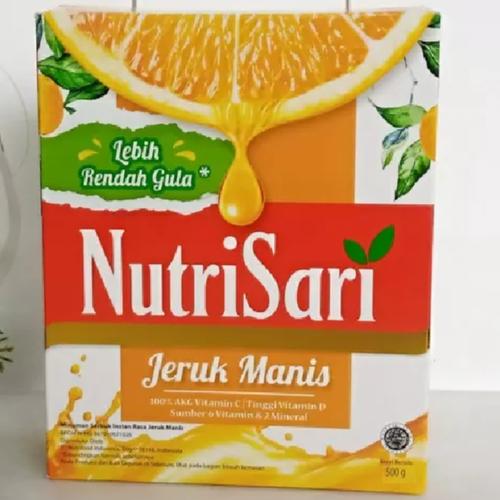 Jual Nutrisari Nutri Sari Instant Drink Minuman Jeruk Manis Box 500 gr ...