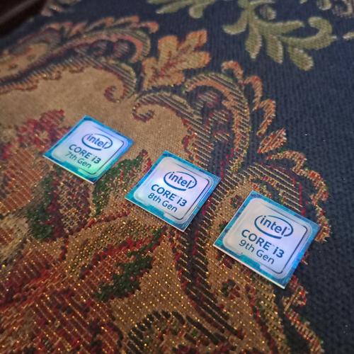 Jual Stiker laptop intel i3 gen 7 8 9 edition 2022 hologram laminasi ...