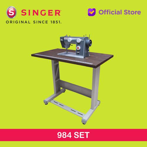 Promo Mesin Jahit SINGER FLATBED 984 + Papan + Kaki (Set) Cicil 0% 3x ...
