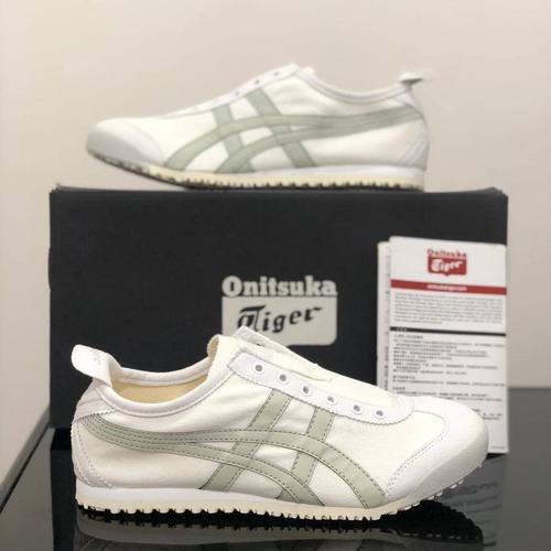 Jual Sepatu Onitsuka Tlger Mexico 66 Slip On White Sage Original ...