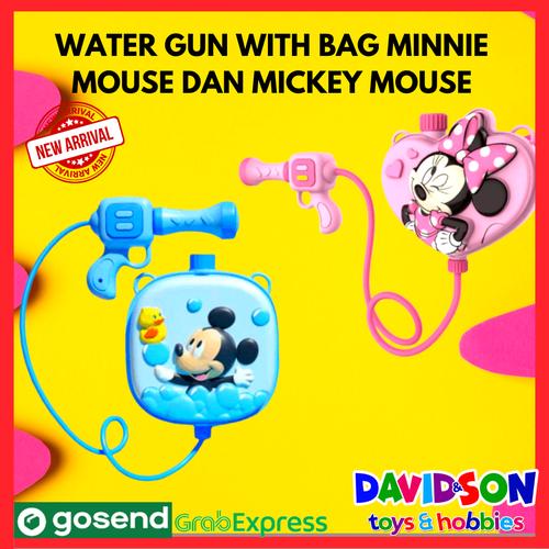 Jual WATER GUN WITH BAG MINNIE MOUSE & MICKEY MOUSE / MAINAN ANAK ...