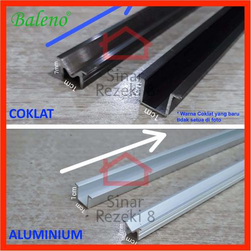 Jual Rel Sliding U M Pintu Lemari Geser U V / UM UV Pasangan Roda 388 3 ...