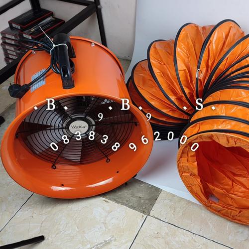 Jual PORTABLE FAN VENTILATOR BLOWER SET 16 INCH + 10 METER HOSE ...