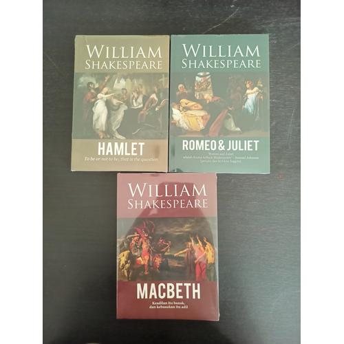 Jual PAKET BUKU WILLIAM SHAKESPEARE - Romeo & Juliet, Hamlet, dan ...