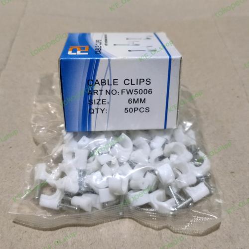 Jual Klem Kabel Listrik CCTV dll Ukr 6 mm Isi 50 Pcs - Jakarta Barat ...