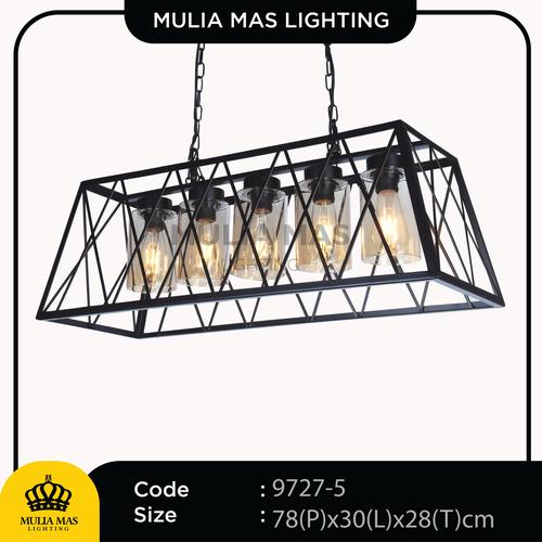 Jual Lampu Gantung Model Trapesium Minimalis Industrial Ruang Tamu 9727 ...