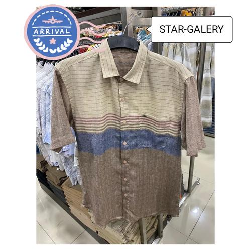 Jual giani gracio kemeja pria lengan pendek kasual motif garis original - L - Kab. Bogor - STAR ...