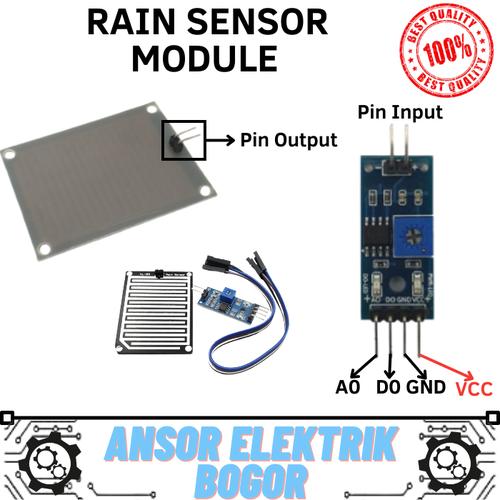 Promo RAIN SENSOR DETECTION RAIN SENSOR SENSOR HUJAN MODULE FOR ARDUINO ...