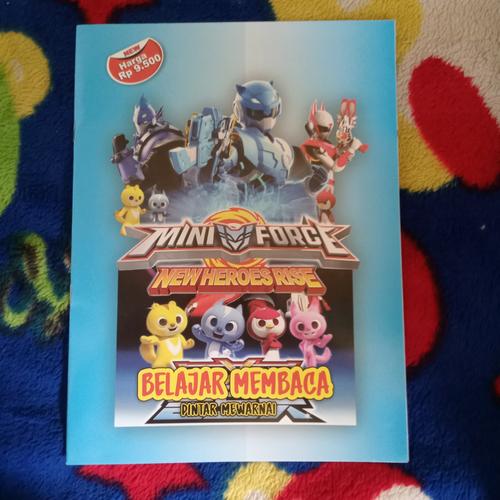 Jual BUKU PINTAR MEWARNAI BELAJAR MEMBACA MINI FORCE - Kota Surabaya ...