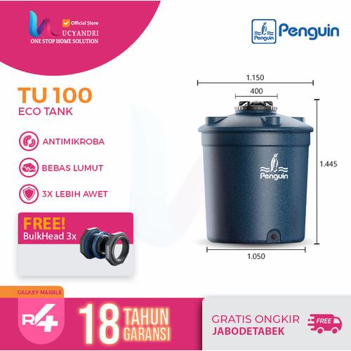 Jual Tangk Air Penguin TU 100 Toren Air Plastik 1000 L Tandon Eco Tank ...
