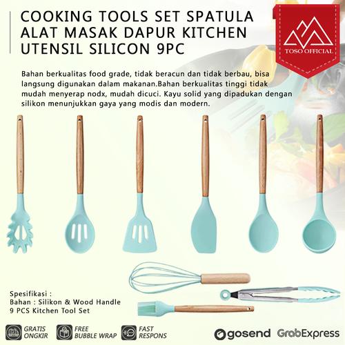 Jual Cooking Tools Set Spatula Alat Masak Dapur Kitchen Utensil Silicon ...