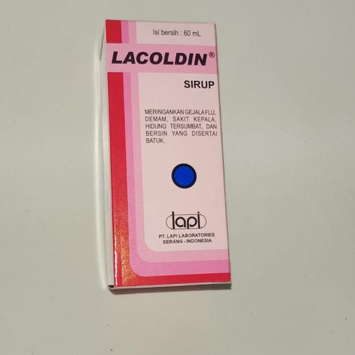 Jual Obat flu dan batuk kering Lacoldin Sirup 60 mL - Kab. Sleman ...
