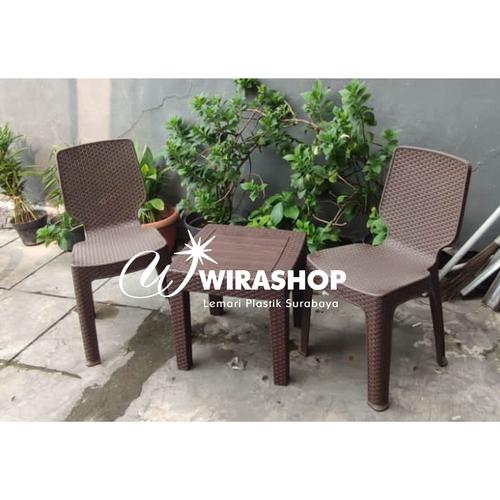 Jual Kursi Plastik Olymplast Sandaran OL 208 - coklat muda - Kota ...