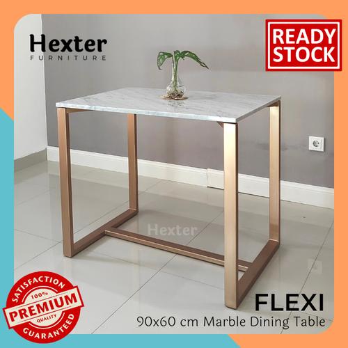 Jual FLEXI - Carrara Marble Dining Table Meja Makan Marmer Mewah - Kota ...