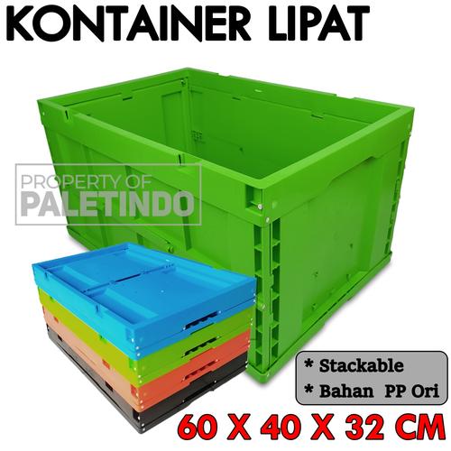 Jual Kotak Penyimpanan Plastik Box Container Lipat Serbaguna Foldable ...